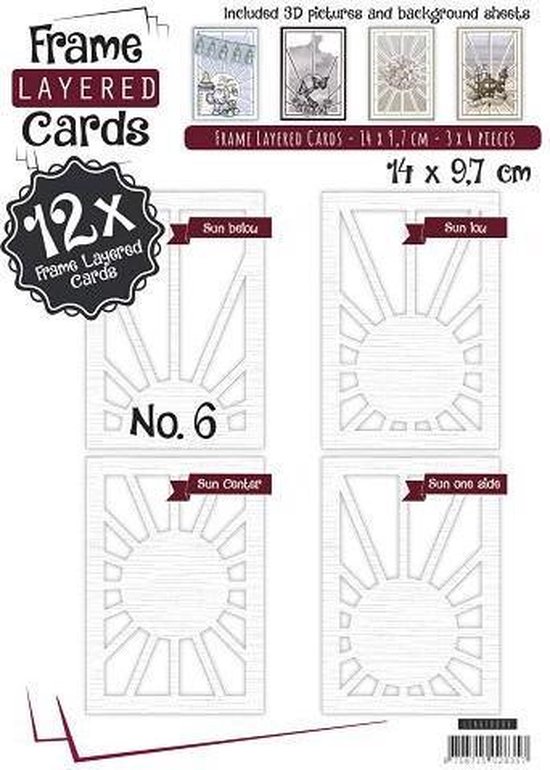Frame Layered Cards 6 - A6 | bol