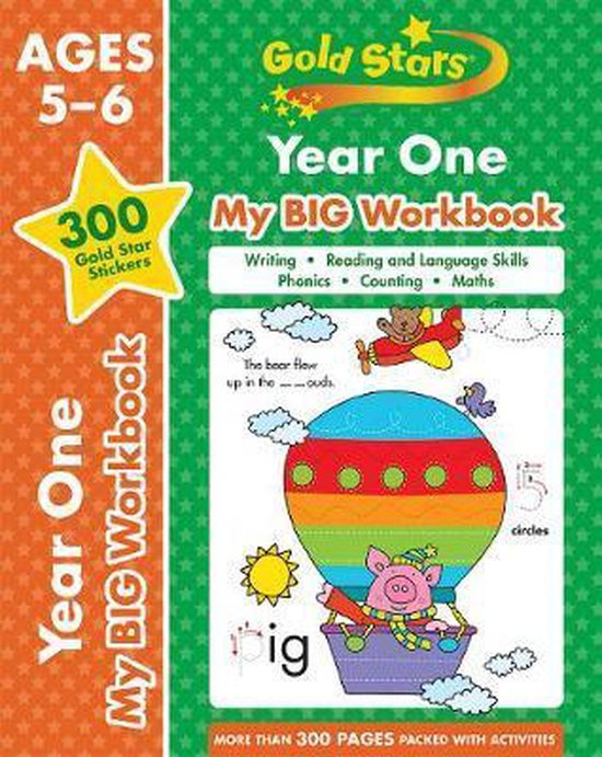 Gold Stars Year One My BIG Workbook (Includes 300 gold star stickers ...