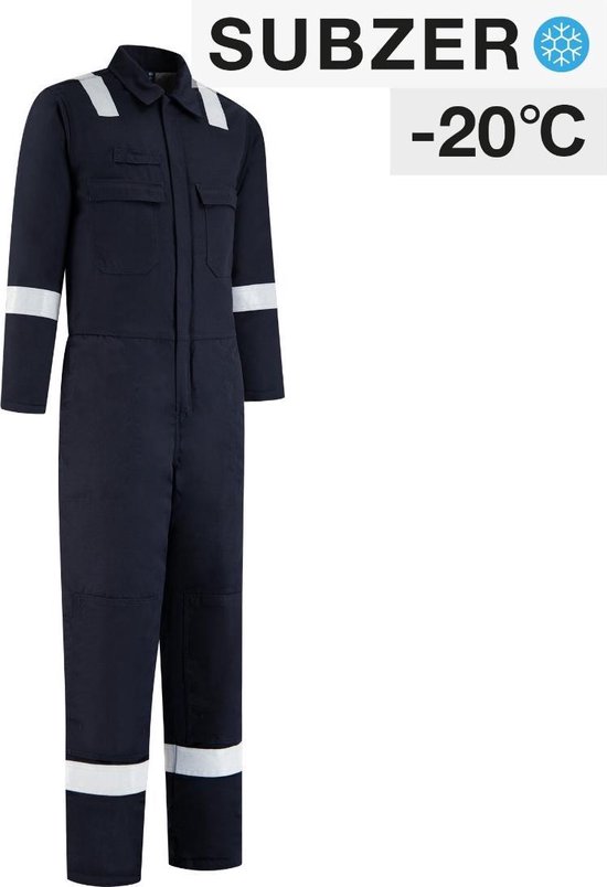 Dapro Blizzard Multinorm Gevoerde Winter Overall - Maat L - Marineblauw ...
