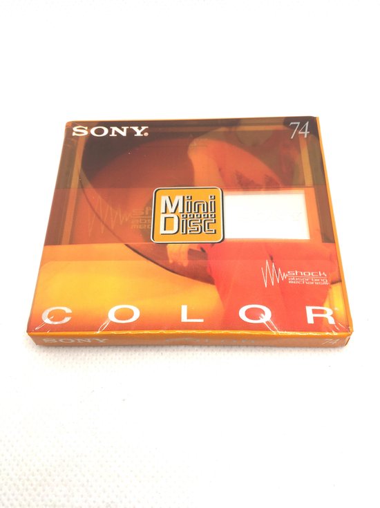 Sony 74 Min Recordable MD Minidisc Color Collection Shock ( Orange ) | bol
