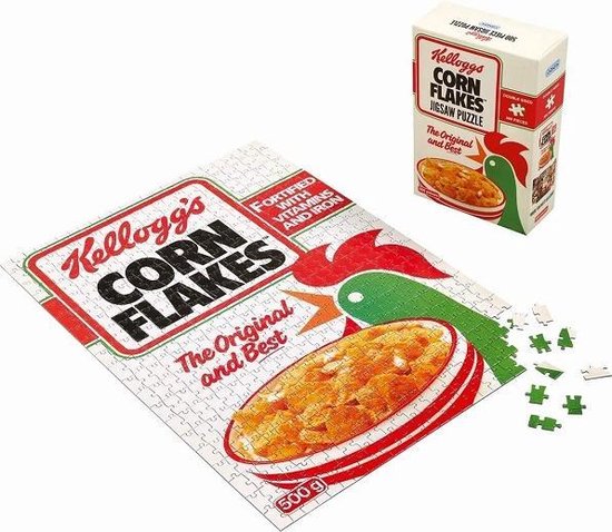 Kellogg's Cornflakes Gift Box Puzzel (500 stukjes) | bol.com