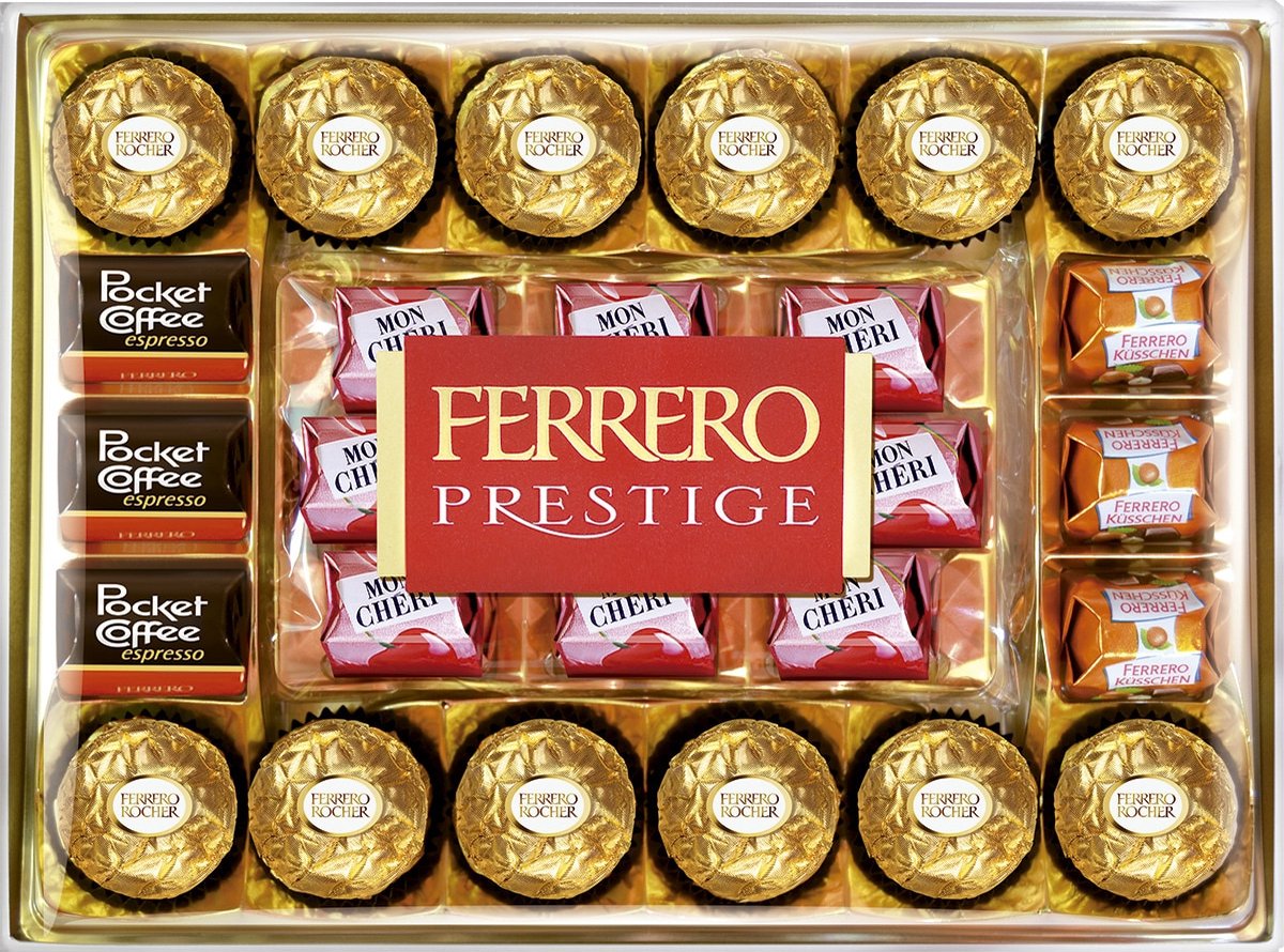 Ferrero Rocher - Mon Cherie - Pocket coffee - Ferrero Kusschen 27 stuks ...