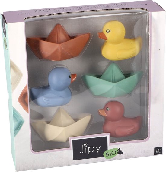 Jipy Bioplastic badspeeltjes 6 stuks | bol