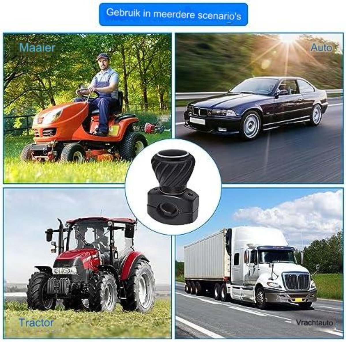 Stuurknop - Stuurwiel knop - Stuurknop universeel - Stuurknop auto | bol