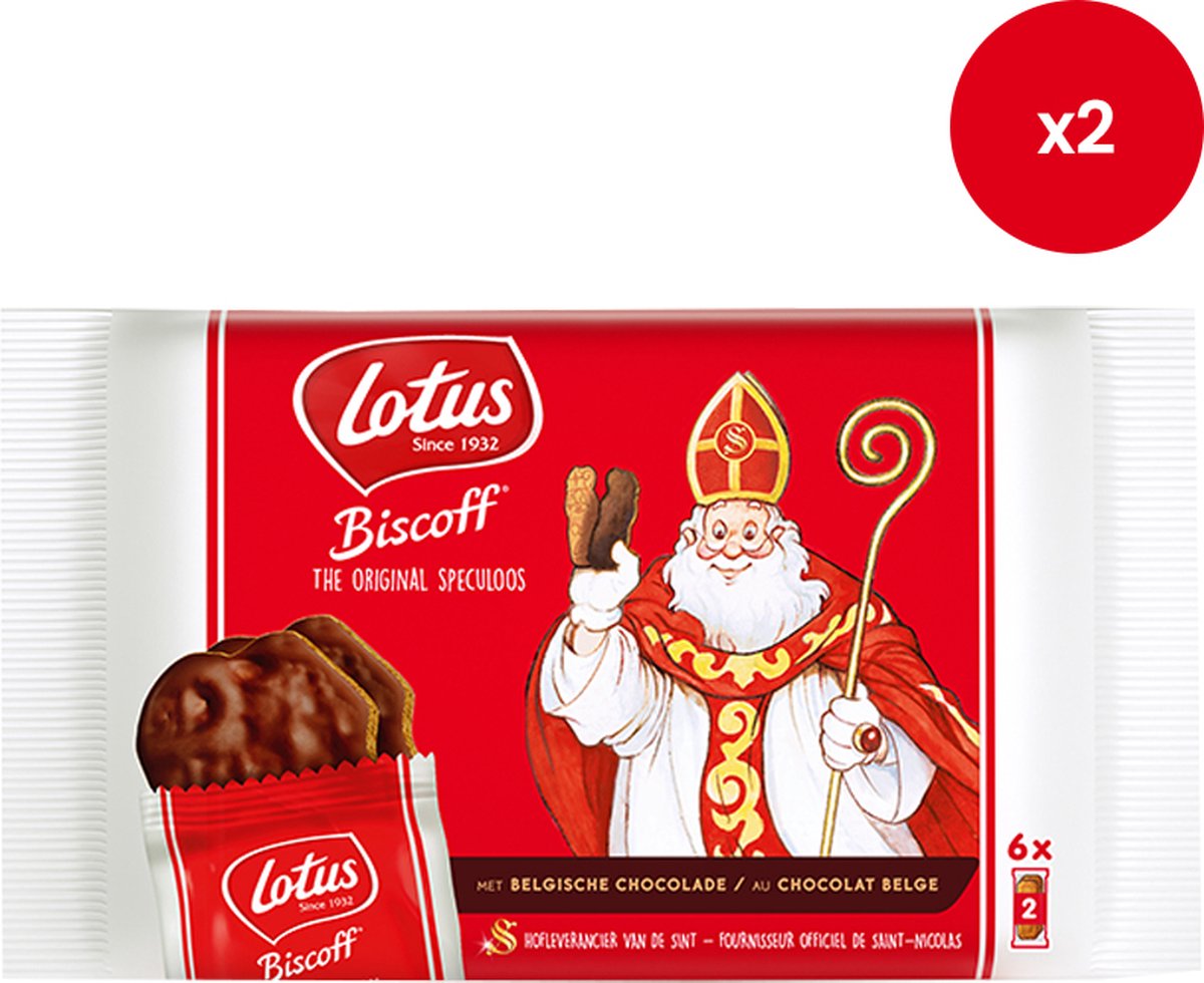 Lotus Biscoff Sint koekjespakket speculoos - Klaasmannen & Klaasdoosje ...