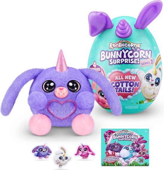ZURU - Rainbocorns - Bunnycorn Surprise serie 2 - 18cm - Minty | bol