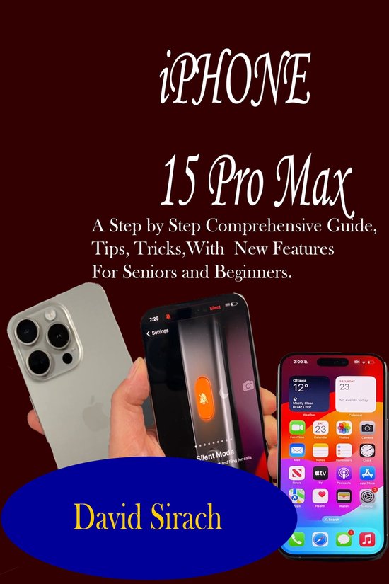 iPHONE 15 Pro Max (ebook), David Sirach | 1230006996536 | Boeken | bol