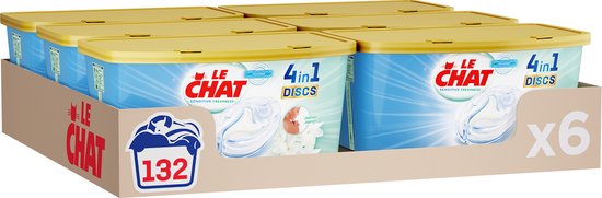 Le Chat - Discs Sensitive Freshness - Wascapsules - Voordeelverpakking ...