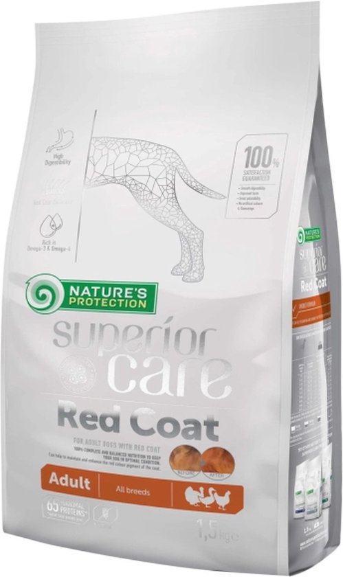 NP Superior Care Red Coat Poultry Adult All breeds 1.5kg food for adult ...
