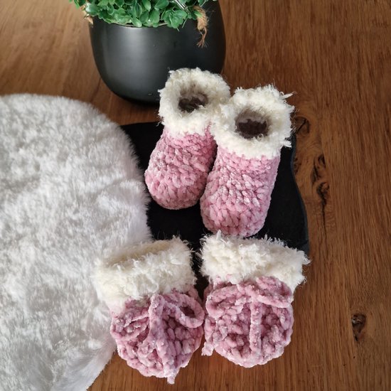 Happy Bebie | Slofje | Wanten | Newborn | Set | Baby | Mama | Velvet ...