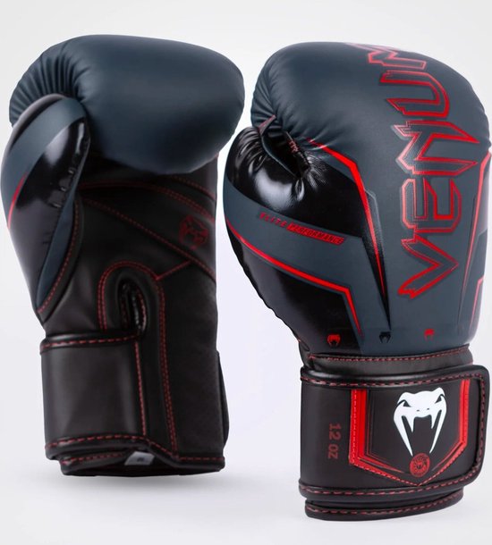 Venum Elite Evo Muay Thai Bokshandschoenen Navy Zwart Rood 12 OZ | bol