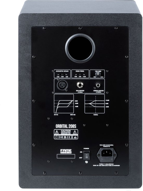 Fame Audio Orbital 208S - Actieve studio monitor | bol