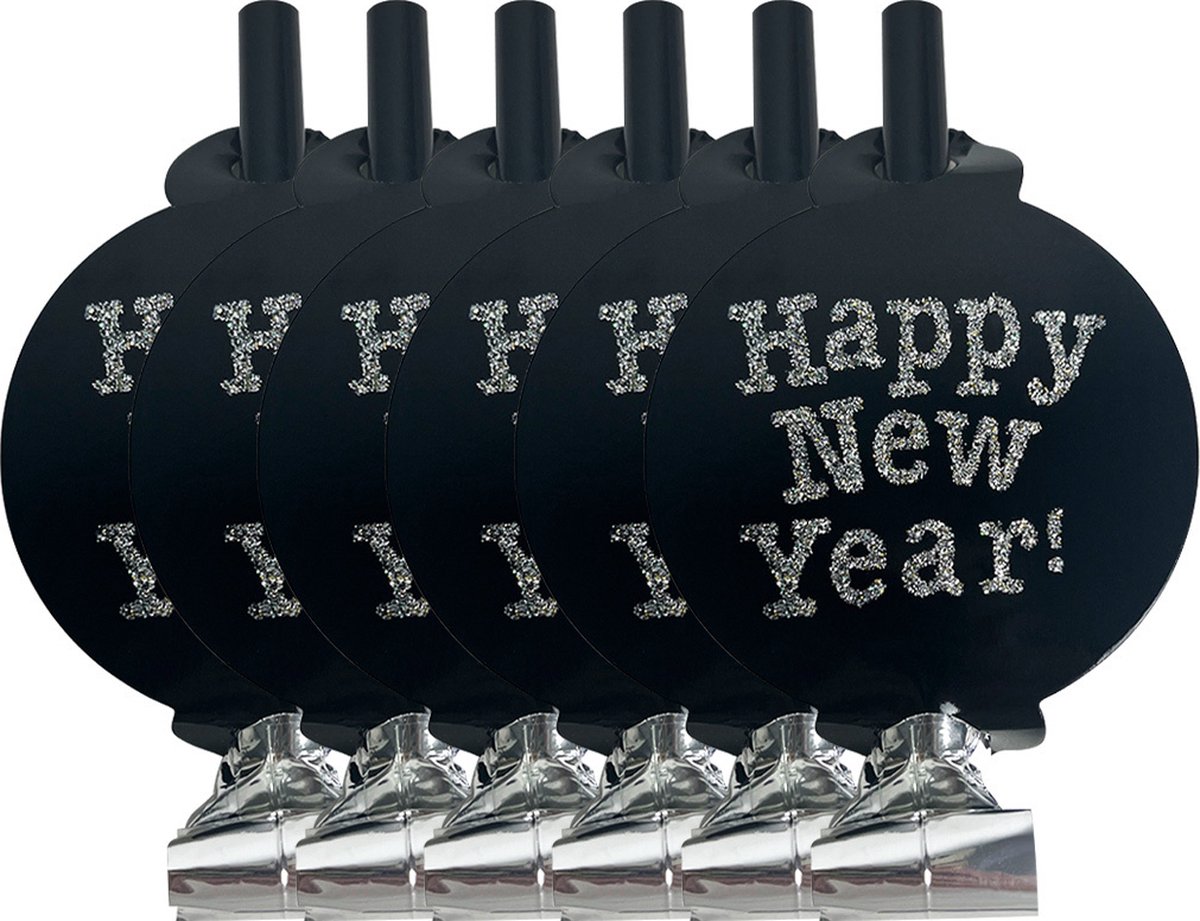 Happy New Year Roltongen Feesttoeters Feesttoeter Papier Toeter ...