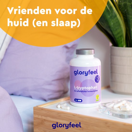 L-Tryptofaan 500 mg - 240 veganistische capsules - Plantaardige ...