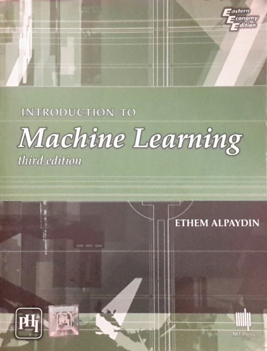 Introduction To Machine Learning | 9788120350786 | Alpaydin | Boeken | bol