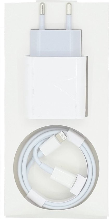 Oplader 20W USB-C incl 1M lightning kabel - Snellader - Quick Charge ...