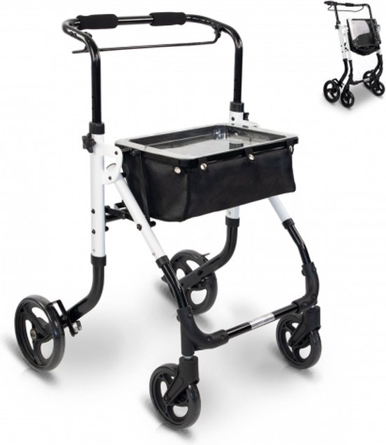 Mobiclinic Olimpo - Rollator - Looprek met wielen - Lichtgewicht en Inklapbaar - 4... | bol