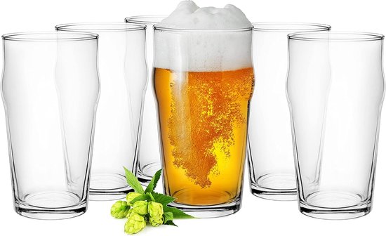 Bierglazenset 0,53 liter glazen voor bier Bierpul Bierglazen voor speciaalbier... | bol