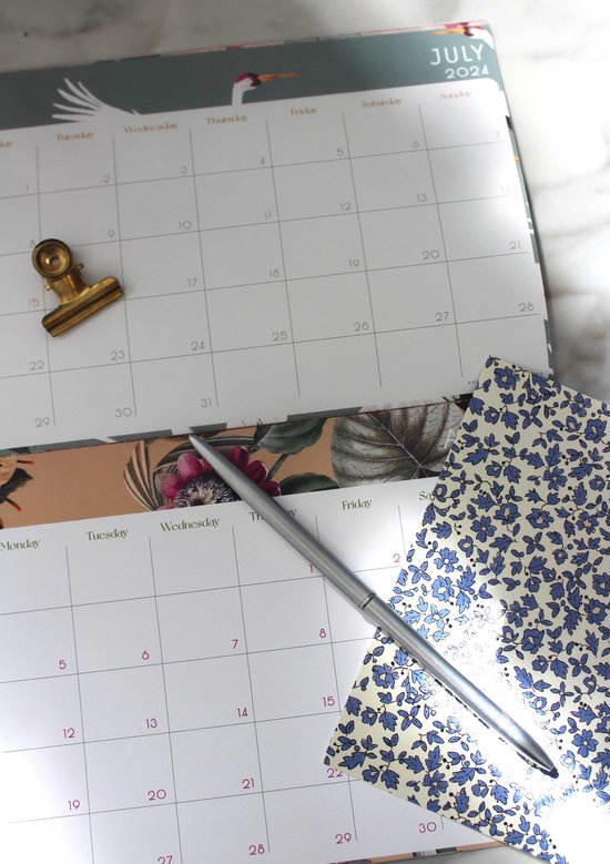 Maandelijkse Planner 2024 - Flip over Planner | bol