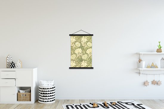 Posterhanger incl. Poster 60x90 cm - Schoolplaat - Rozen - Bloemen ...