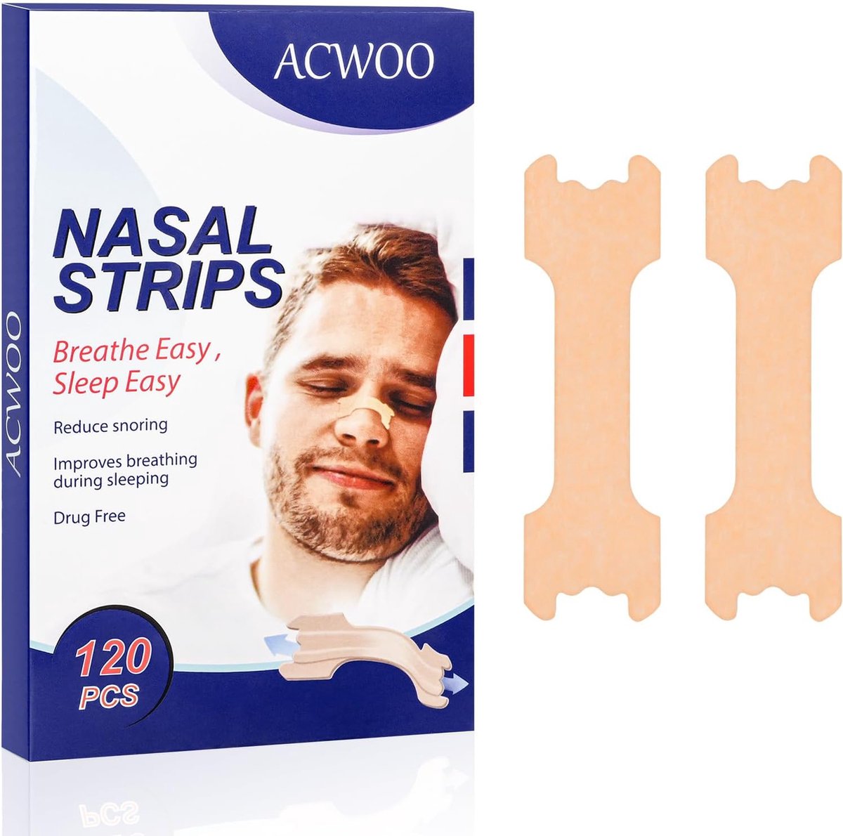 Bandelettes nasales Equivera - Patchs nasaux - Beter sommeil - Beter ...
