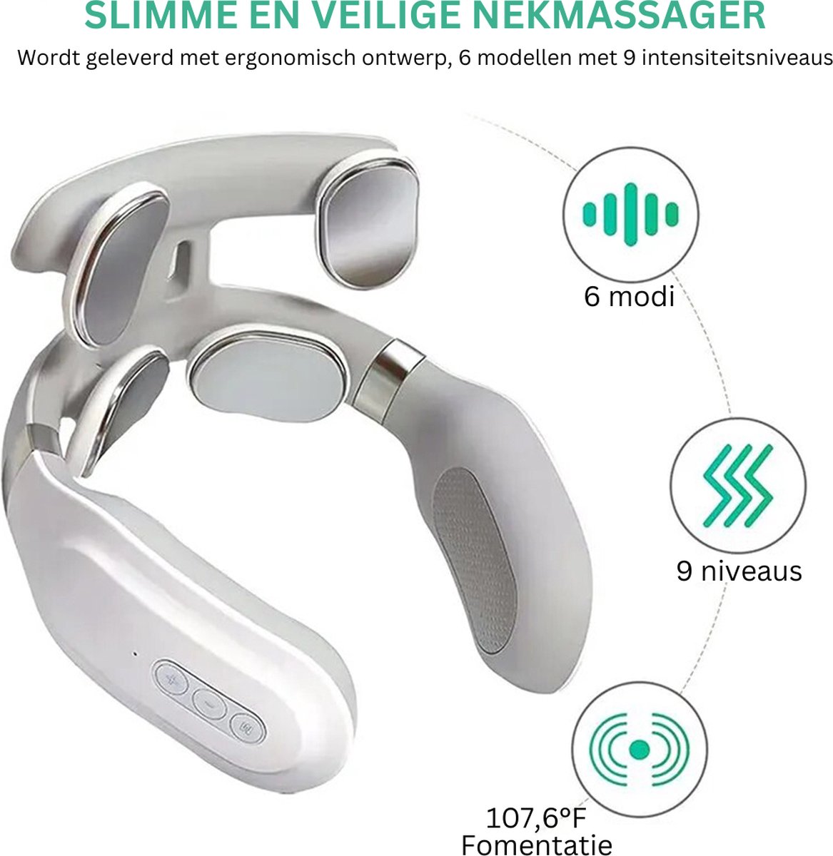 Professionele Grijze Nek Massage Apparaat- Stimulatie en Ontspanning ...