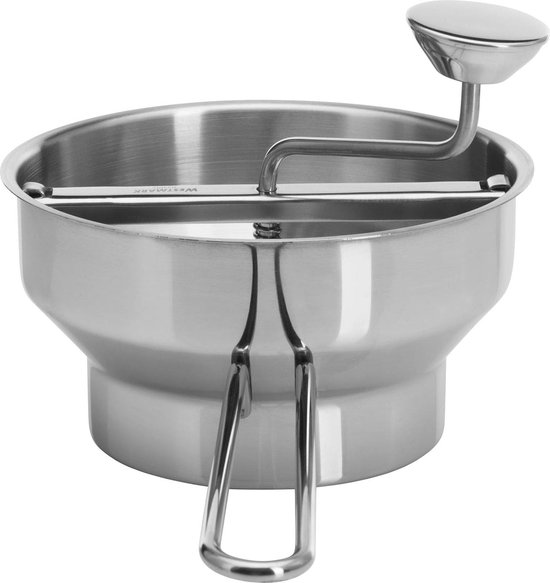 zeefmachine / zeef / passe-vite met 3 geperforeerde schijven, roestvrij ...