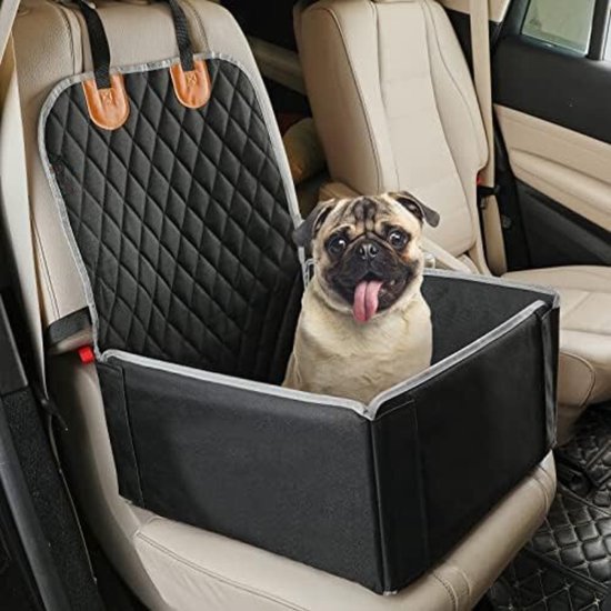 Hondenmand Auto Achterbank - Automand Hond - 45 x 45 x 25 cm, Zwart | bol