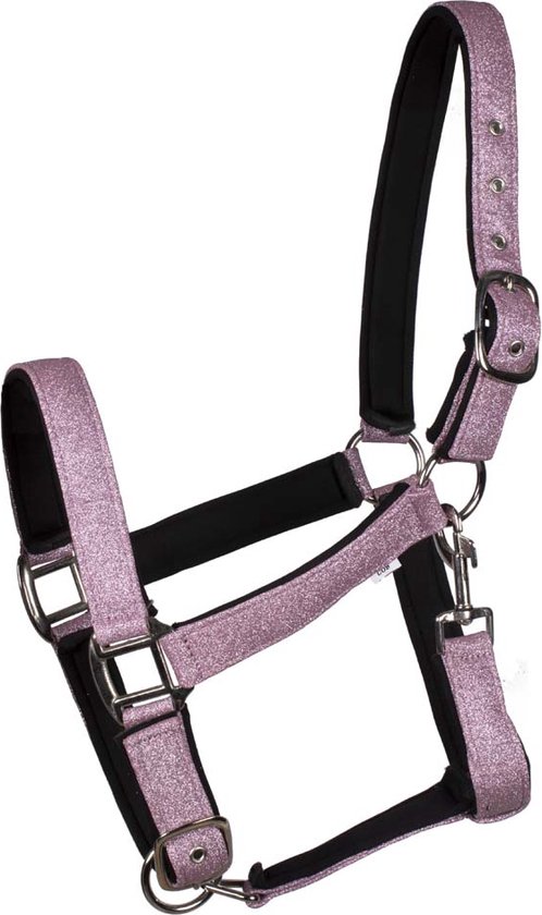 Pagony Halster Shimmer - Maat: Pony - Roze - Polyester | bol