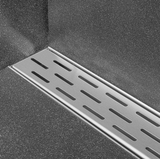 Easy Drain Compact 50 Wall Douchegoot - RVS - 80 cm | bol
