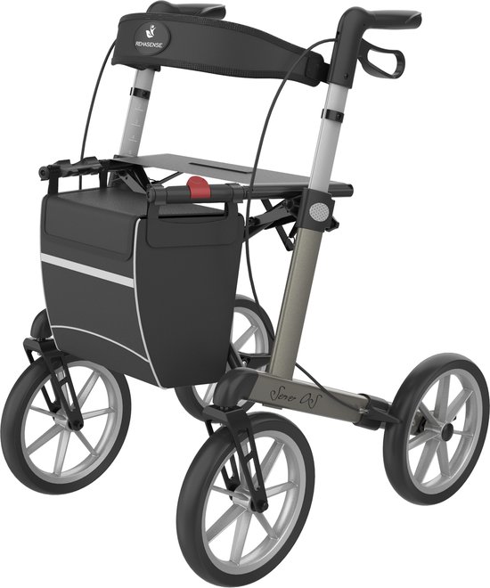 Rehasense Server OS - Lichtgewicht Rollator Met Grote Wielen ...