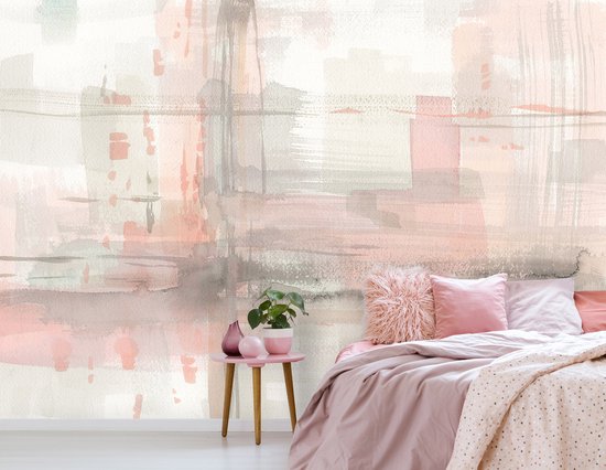 Fotobehang - Pastel - Abstract - Muurschildering - Muurdecoratie - (104 ...