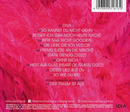 Marianne Rosenberg - Diva (CD), Marianne Rosenberg | Muziek | bol