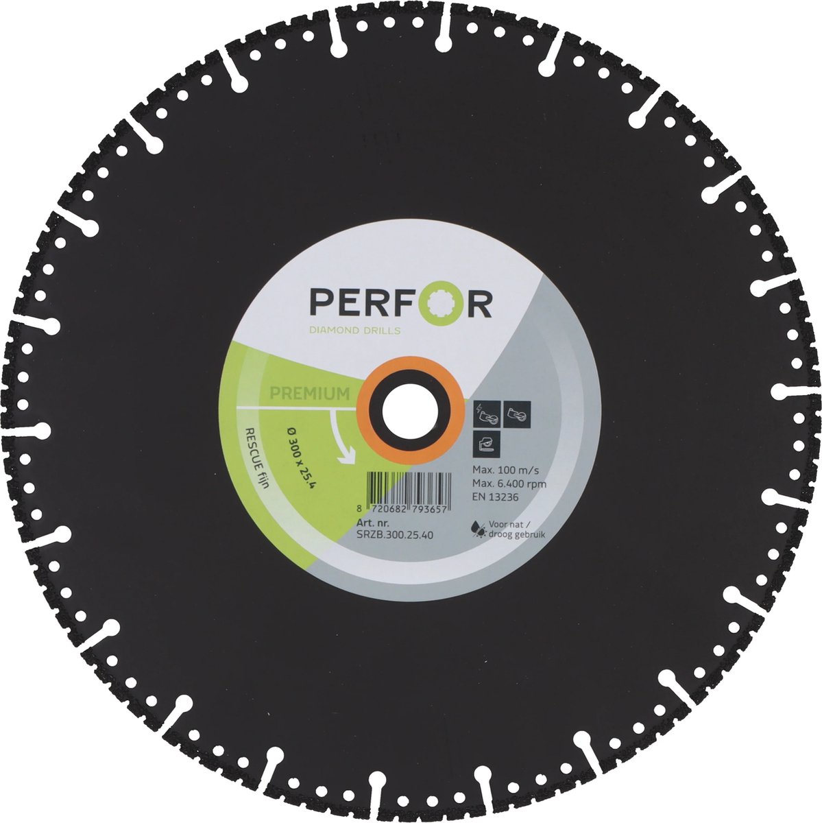 Zaagblad RESCUE fijn, Ø300, asgat 22,23 | bol.