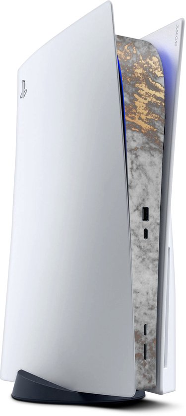 Playstation 5 Marmer Skin Grijs - PS 5 - Middenpaneel - Sticker - Wrap ...
