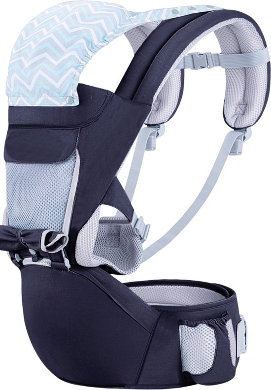 Excellente draagzak baby - Zwart - Babydrager - Buikdrager en rugdrager ...