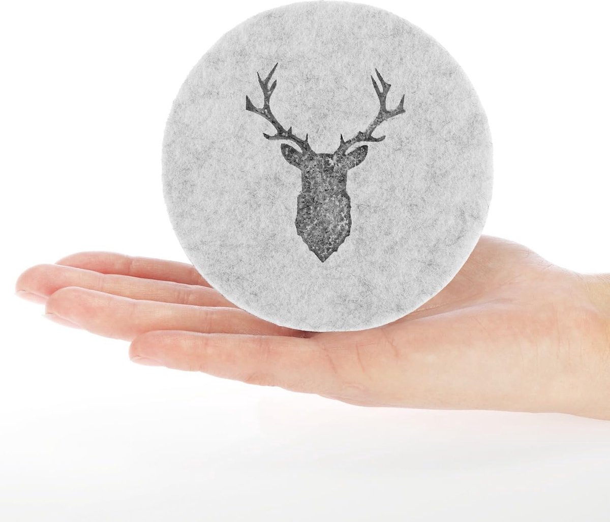 16x vilten onderzetters, tafelbeschermer van robuust vilt, onderlegger ...