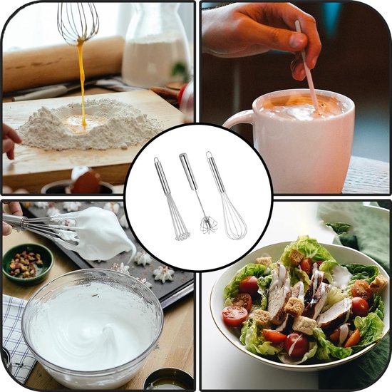 Keuken ei garde set (3 stuks keuken ei garde set, zilver) | bol