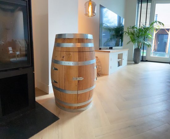 Drank kast Chardonnay - 110 liter Wijnvat - Ruimte voor 18 flessen ...