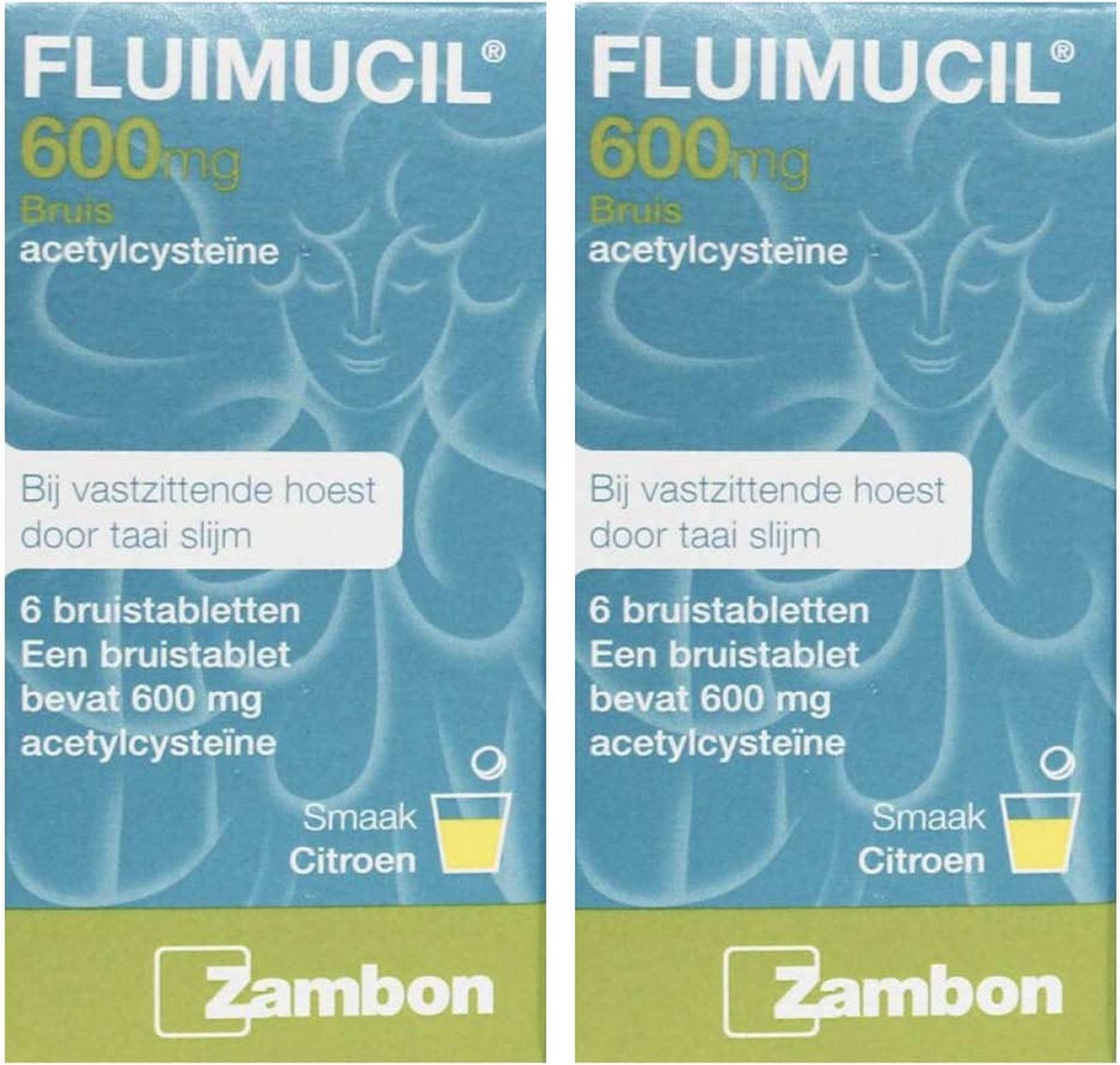 Fluimucil Hoest 600mg - 2 x 6 bruistabletten | bol