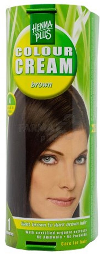 Henna Plus Colour Cream 4 Brown - 6 Stuks - Voordeelverpakking | bol