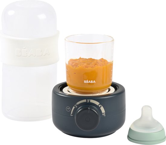 Beaba Baby Milk Second Flesverwarmer / Sterilisator Night Blue | bol