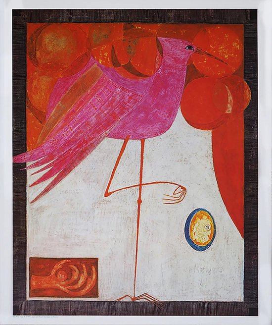 Kunstdruk Beate Rose - Vogel 10 52x62cm | bol