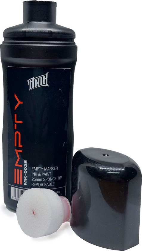 BNIK MOP MK-002 - Ink marker - permanent - alcoholbasis - Zwart | bol