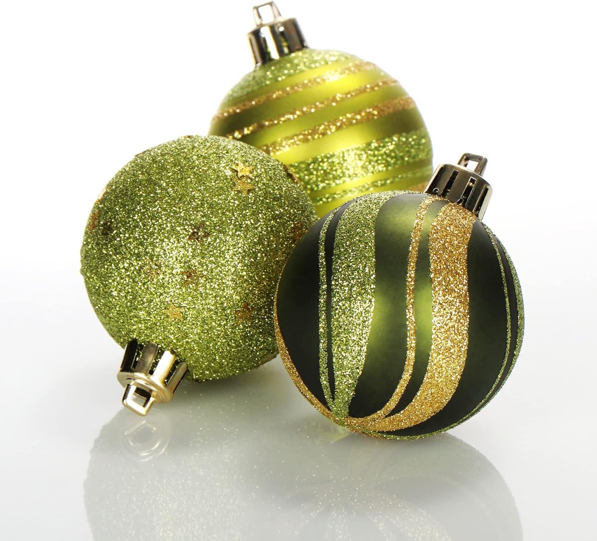 9x Kerstbal - kerstballen van onbreekbaar plastic voor kerstmis -... | bol