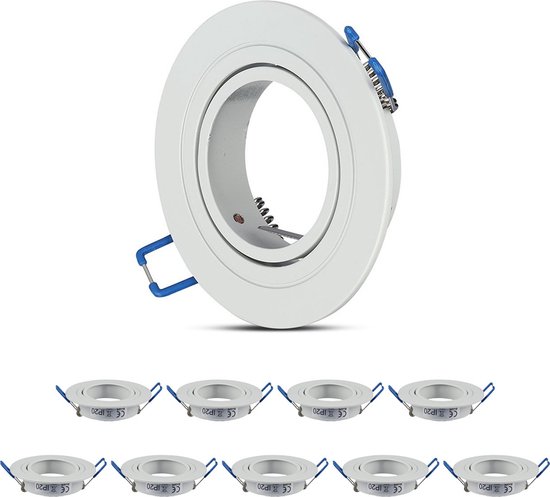 HOFTRONIC - Set van 10 Montana inbouwspot armaturen - GU10 armatuur ...
