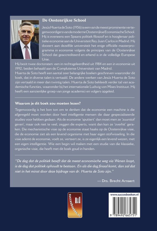 De Oostenrijkse School | 9789492665751 | Jesus Huerta de Soto | Boeken ...