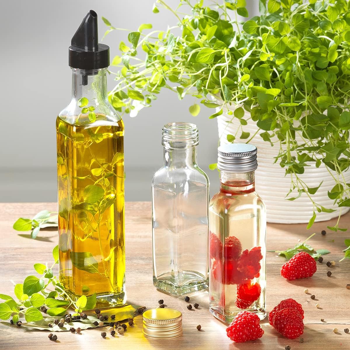 12 lege glazen flessen flessen Maraska 250ml & etiketten om te ...