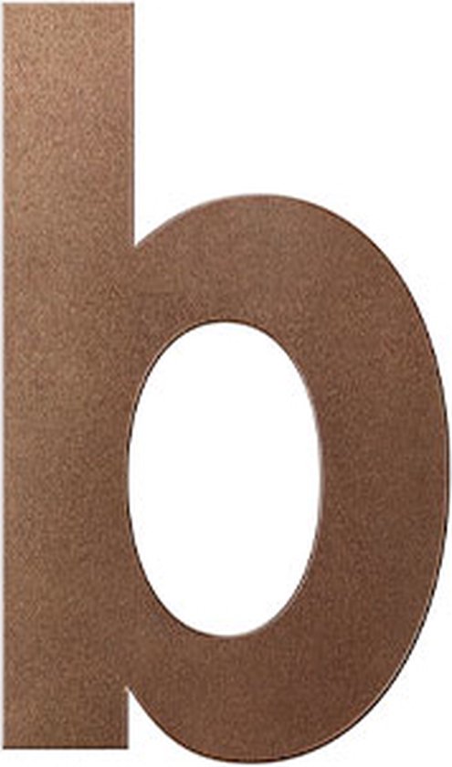 Huisnummer - Brons Kleur - RVS - GPF - toevoeging letter 'b' Bronze ...