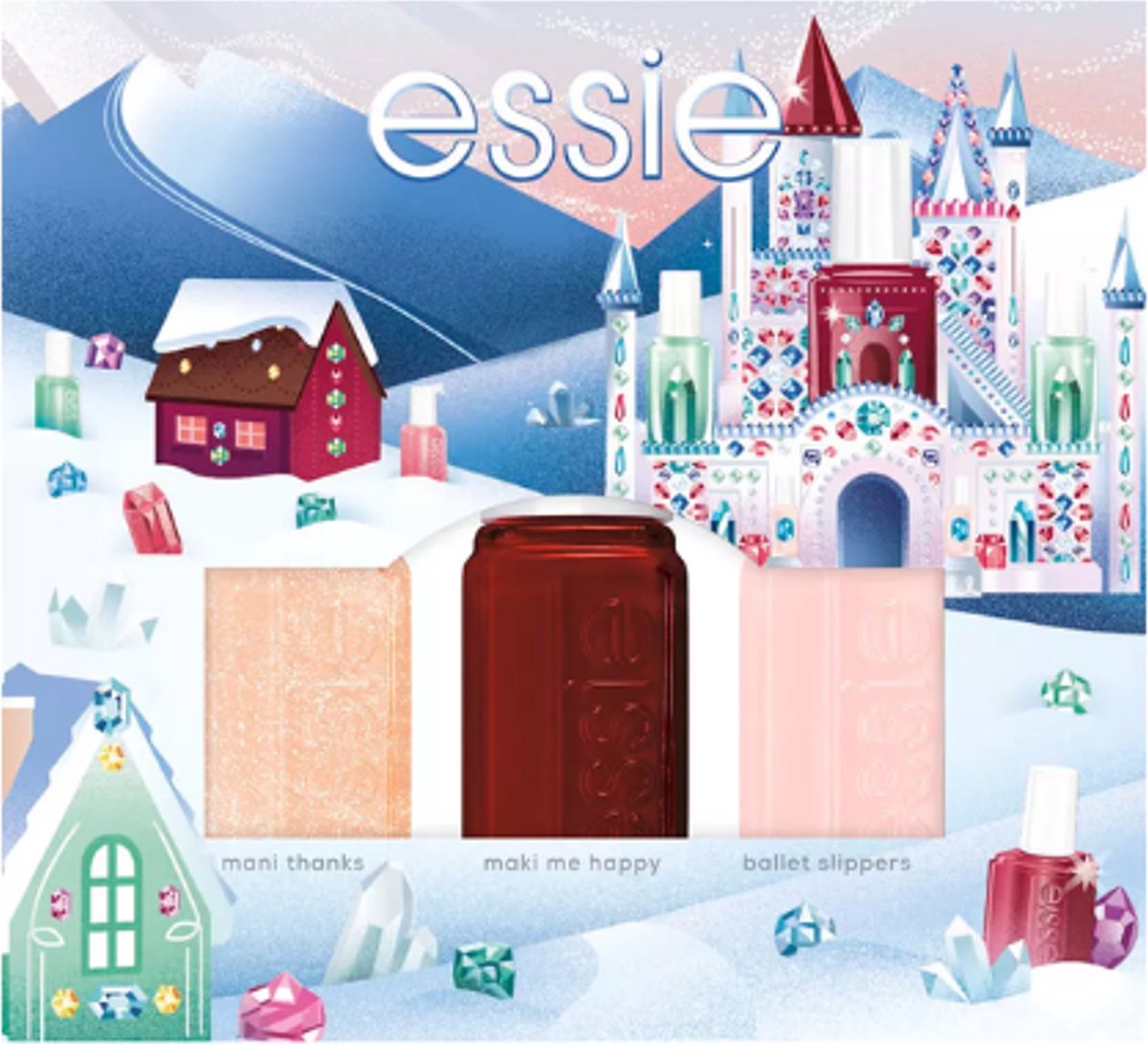 essie XMAS 2023 Trio Kit 2023 - Limited edition - Kerstmis - 3 mini ...
